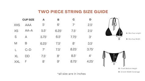 Size Guide Salty Kinis