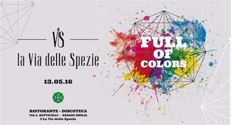 La Via delle Spezie Opening Party venerdì 13 maggio