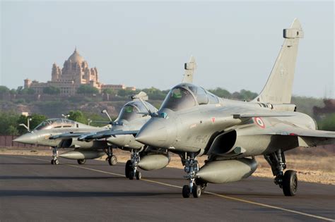 French Rafales At Jodhpur Air Force Base India 1080×719 R