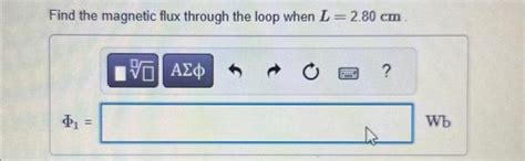 Solved A Single Turn Square Loop Of Side L Is Centered On