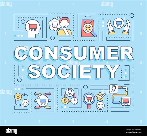 Consumer Society Word Concepts Banner Stock Vector Image Art Alamy