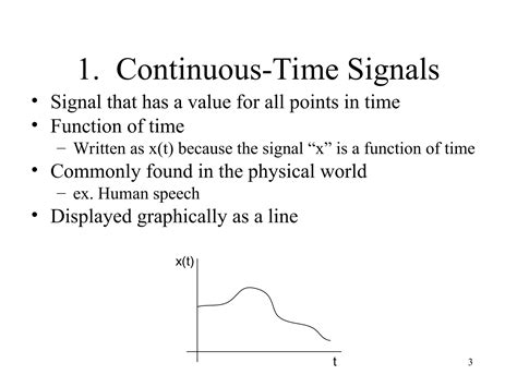 Classification Of Continuous And Discrete Time Signals Ppt