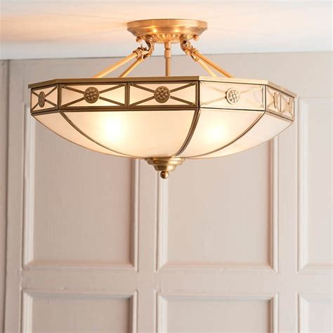 Antique Brass 4lt Semi Flush Allure Online Shop