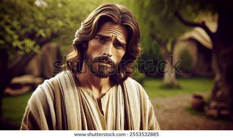 Jesus Feeling Bothered Bible Characters Ai Generated Image 2553532885