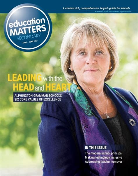 The Latest Issue Of Education Matters Education Matters