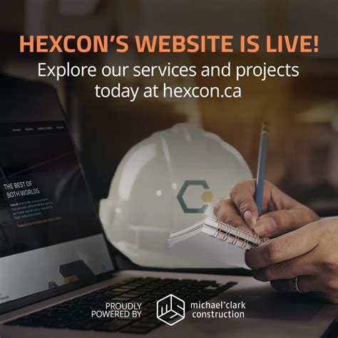 Hexcon Inc On Linkedin Hexcon Michaelclarkconstruction Websitelaunch