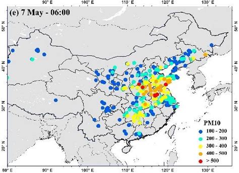 Pm10 Mass Concentrations Measured By Ground Based Air Quality Stations Download Scientific