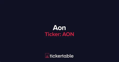 What Does Aon Do