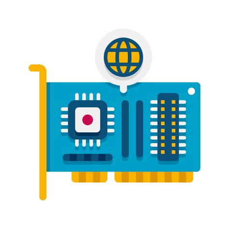 Network Interface Card Generic Flat Icon