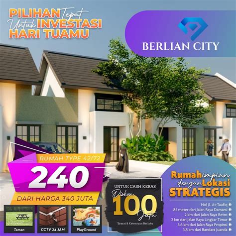 Rumah Dekat Bandara Juanda Lama 🔊 New Launching 🔊 Berlian City… By Marketing Diamond City
