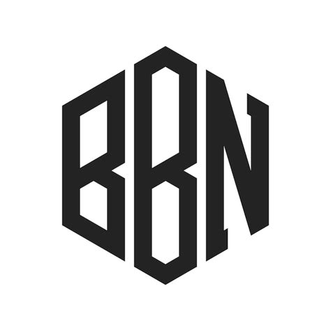 Premium Vector Bbn Logo Design Initial Letter Bbn Monogram Logo Using Hexagon Shape