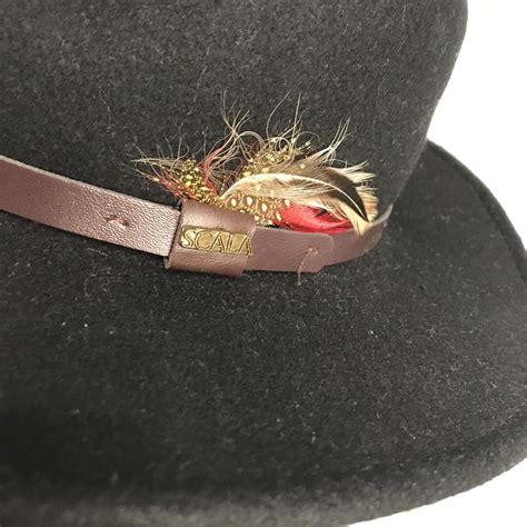 Scala Classicos Mens Black Crushable Felt Outback Depop