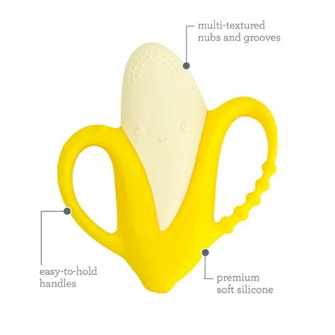 Infantino Textured Silicone Teether Banana Others Watsons Hong Kong