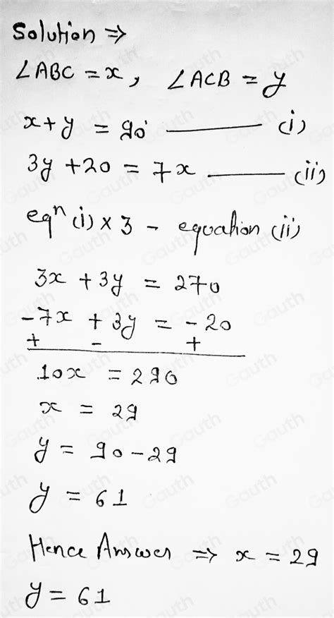 solved problem solving 40 marks use worksheet for answers ∠ ∠ abc x