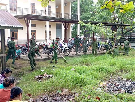 ဂွမြို့နယ်တွင် မြို့သန့်ရှင်းသာယာလှပစေရန် ဌာနဆိုင်ရာများက စုပေါင်းသန့်ရှင်းရေး ဆောင်ရွက