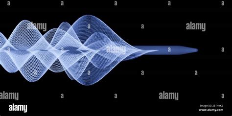 Wireframe Structure Modern Abstract Virtual Grid Background Audio Soundwaves Science Or Data
