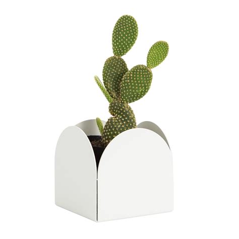 Fold Arch Pot White By Made Of Tomorrow Strangers Collective