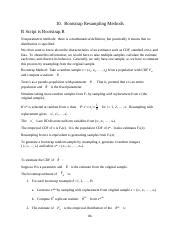 10 Bootstrap Resampling Methods Docx 10 Bootstrap Resampling Methods