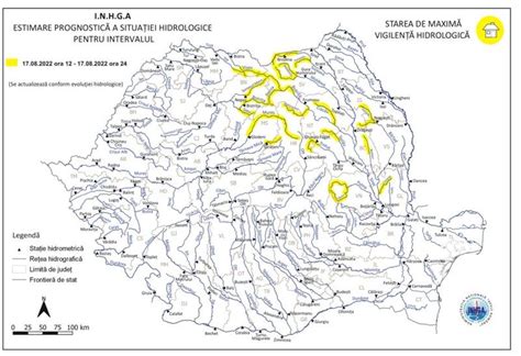 Cod galben de instabilitate atmosferică în Bistrița Năsăud TimpOnline ro