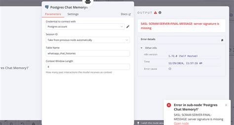 Error Sasl Scram Server Final Message Server Signature Is Missing On