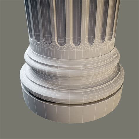 Classical Column C03 3d Model 39 Obj Max Fbx Free3d
