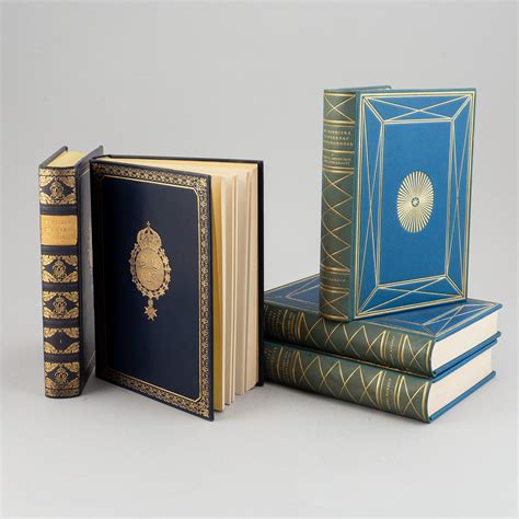 Two sets of Swedish books, "Kungliga Svenska Riddarordnarna", I-II, och ...