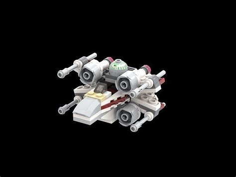 Lego Star Wars X Wing Fighter Microfighter 75032 3d Model Cgtrader