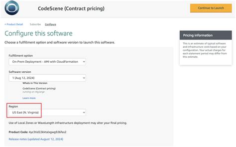 Deploy Codescene On Aws Marketplace Codescene Documentation