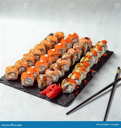 Unagi Kani Sushi Roll With Crab Eel Tomato Cucumber Mayonnaise