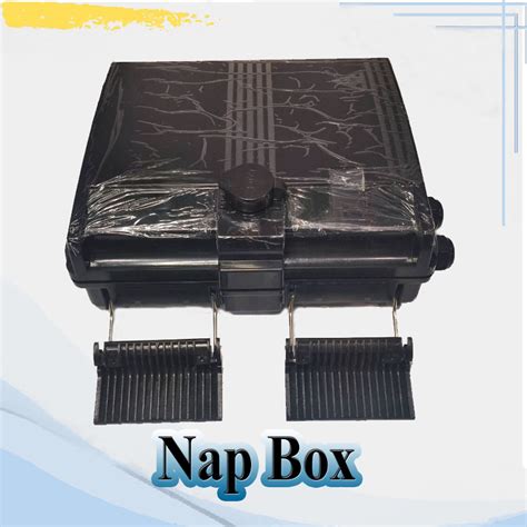 Ftth Black Nap Box With 1 8 Cassette Splitter Shopee Philippines