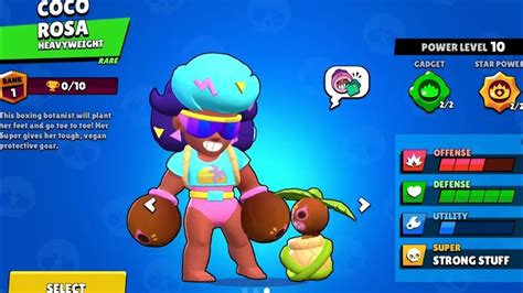 Coco Rosa Overview Winning And Losing Animation Brawl Stars Youtube