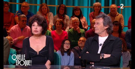 Photo Isabelle Mergault et Jean Luc Reichmann sur le plateau de Quelle époque sur France