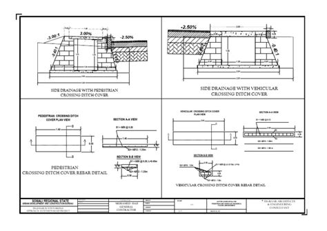Aware Typical Ditch Detail Ditch Cover Detail Pdf Land Management
