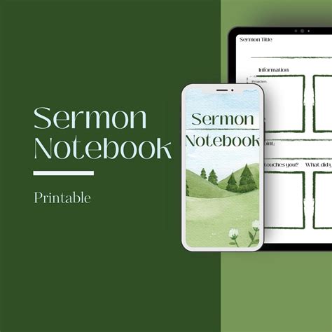 Sermon Note Taking Template Enhance Your Spiritual Journey