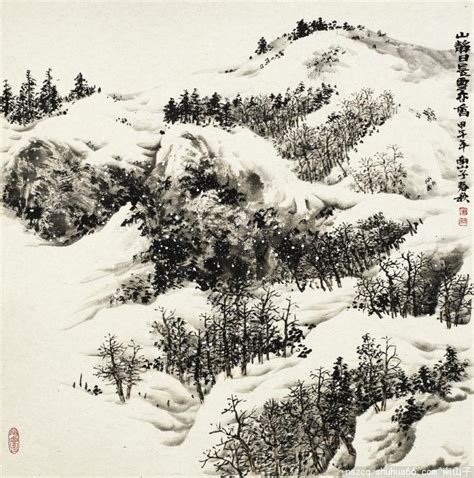 山静日长雪亦香 赵春秋 赵春秋冰雪画 相册 南山子 书画家园