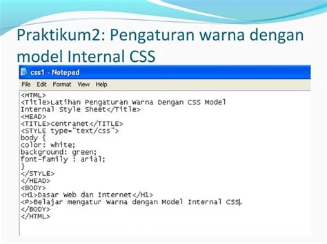 Materi CSS Dasar PPT