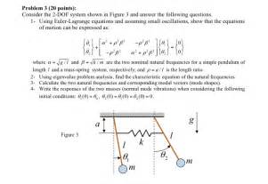 Solved Consider The 2 DOF System Shown In Figure 3 And Chegg