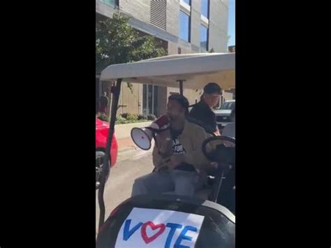 Rep Maxwell Frost Drives Minneapolis Early Voters to Polls | Daily ...