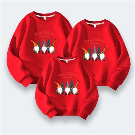 Suéteres Familiares Navideños Jersey De Feliz Navidad Madre Padre Hija