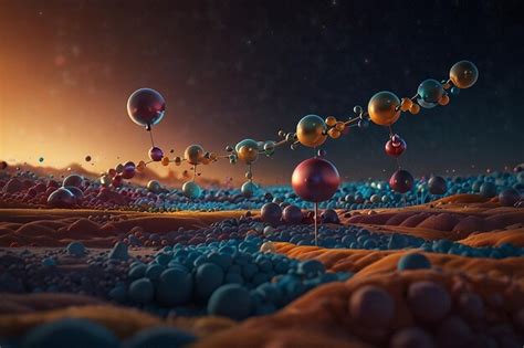Premium Photo Orbital Insights Visualizing Molecular Structures In 3d
