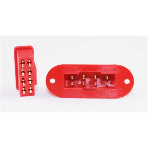 8 Pin Multiplex Style Male Panel Mount And Female Set