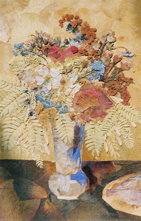 Pressed Flower Art | Засушенный цветок искусство, Осеннее искусство ...