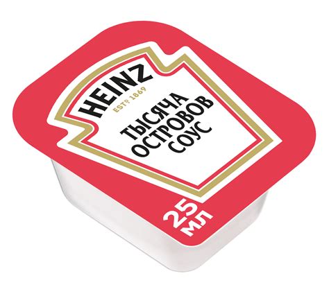 Соус Тысяча островов, 25 мл Heinz купить по выгодной цене в Минске | Re ...