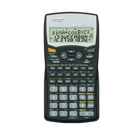 Calculatrice Scientifique Sharp El 531thb Bk Chronotech