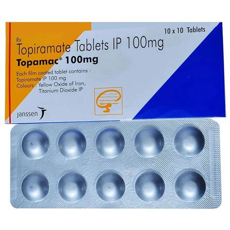 Generic Topamax Topiramate 100 Tablets At Rs 530stripe Topiramate