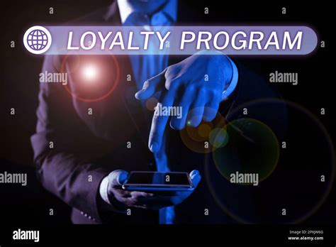 handwriting text loyalty program word written on marketing effort that