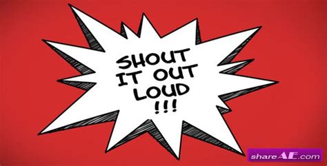 Videohive Cartoon Speech Bubbles After Effects Templates Free After