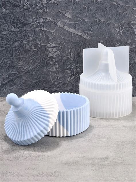 1 Set Silicone Mold Jewelry Storage Box Wildflower Vintage