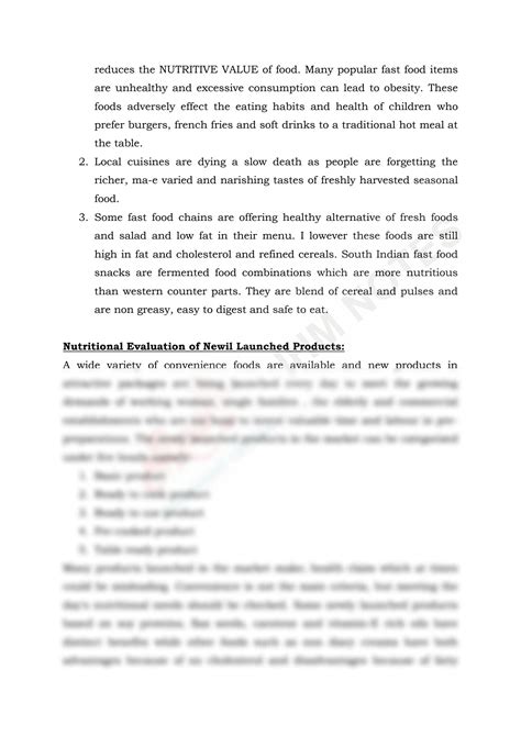 SOLUTION Ihm 1st Sem Notes Nutrition Unit 9 New Trends In Food Service