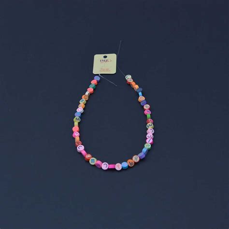 שרשרת אבני אותיות אנגלית לתכשיטנות בעשר אצבעות